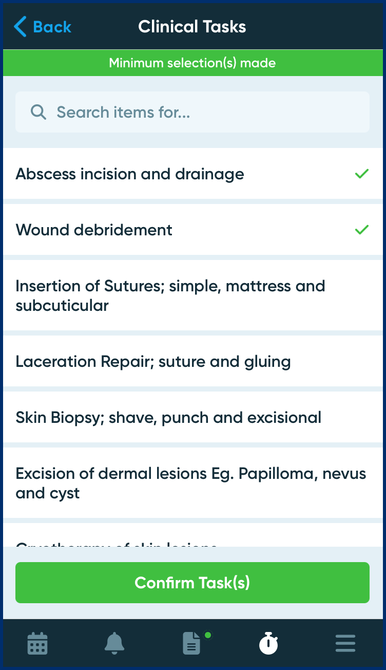 Elentra Mobile App: Logbook